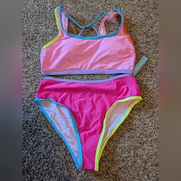 Popvil | Swim | Popvil Pink Bikini Set | Poshmark